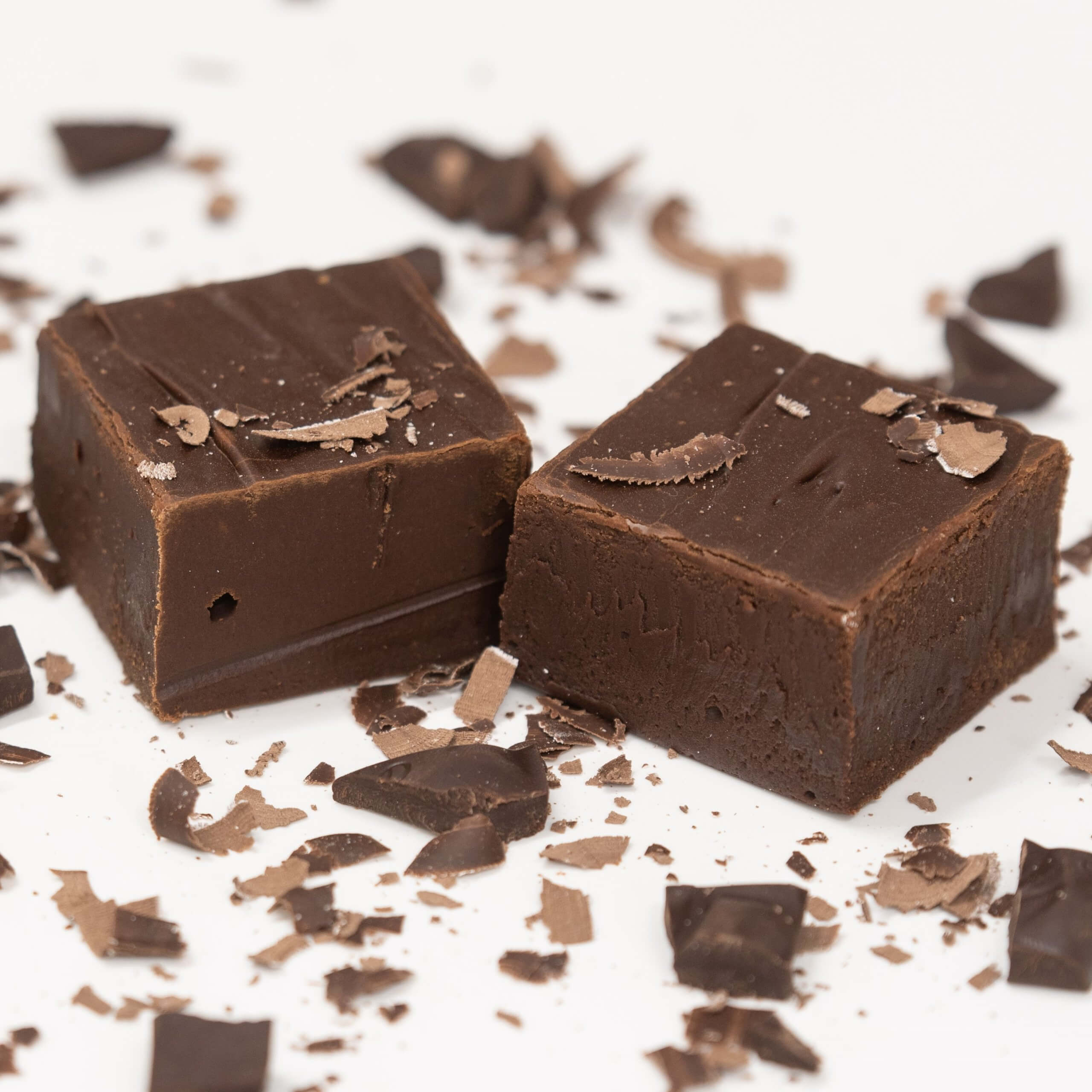 Dark Chocolate Fudge 8 oz – Pearls Candy & Nuts NH