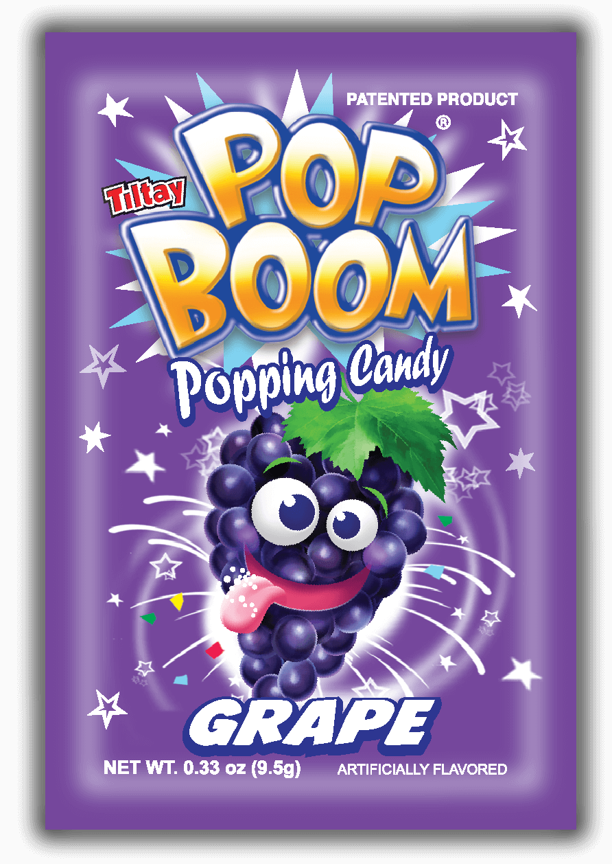 Pop Boom Popping Candy Grape 0.33 oz – Pearls Candy & Nuts NH