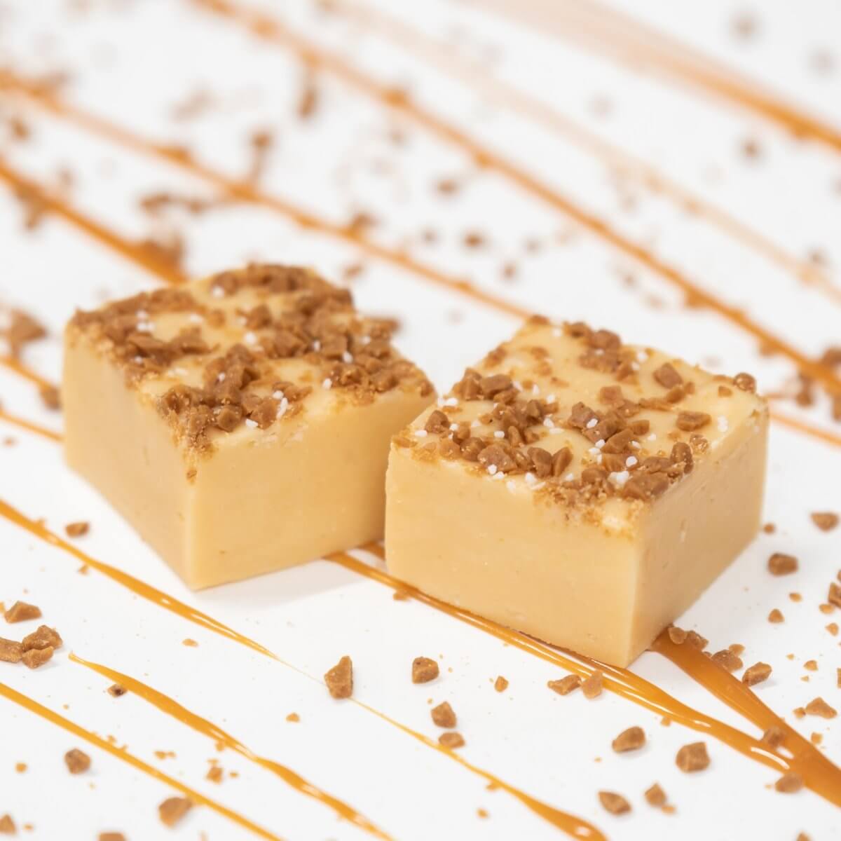 Salted Caramel Toffee Fudge 8 oz – Pearls Candy & Nuts NH