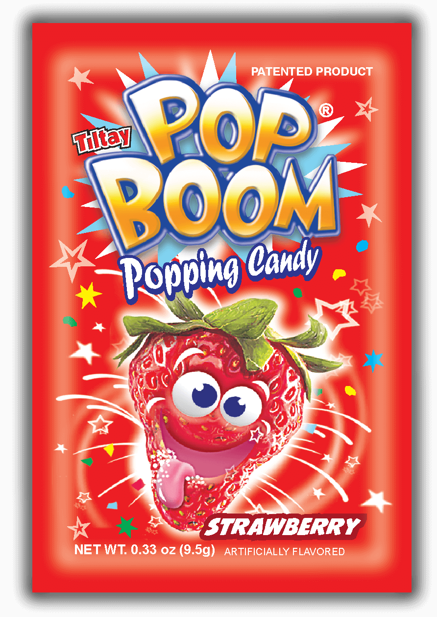 Pop Boom Popping Candy Strawberry 0.33 oz – Pearls Candy & Nuts NH