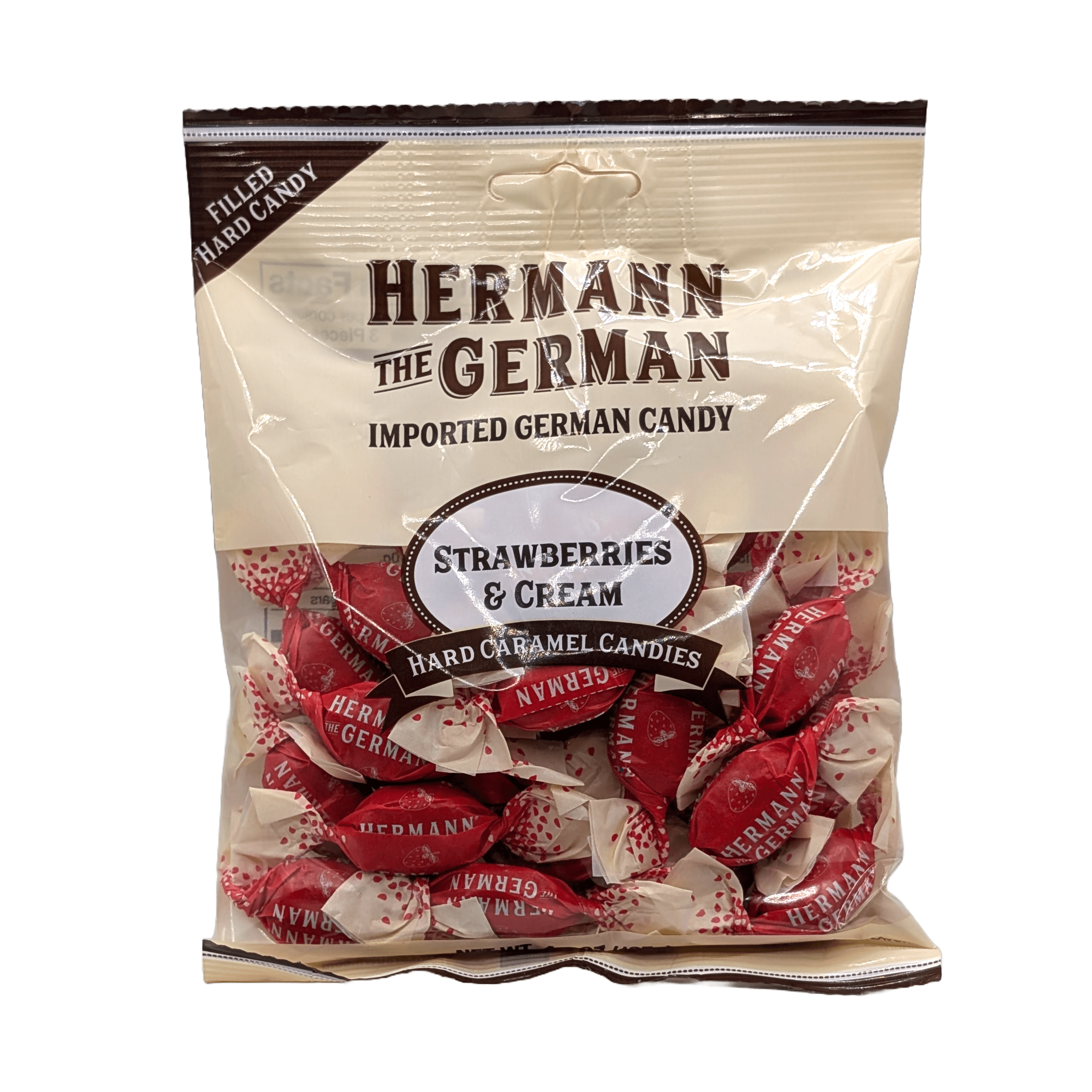 Strawberries & Cream Hard Candy 4.4 oz – Pearls Candy & Nuts