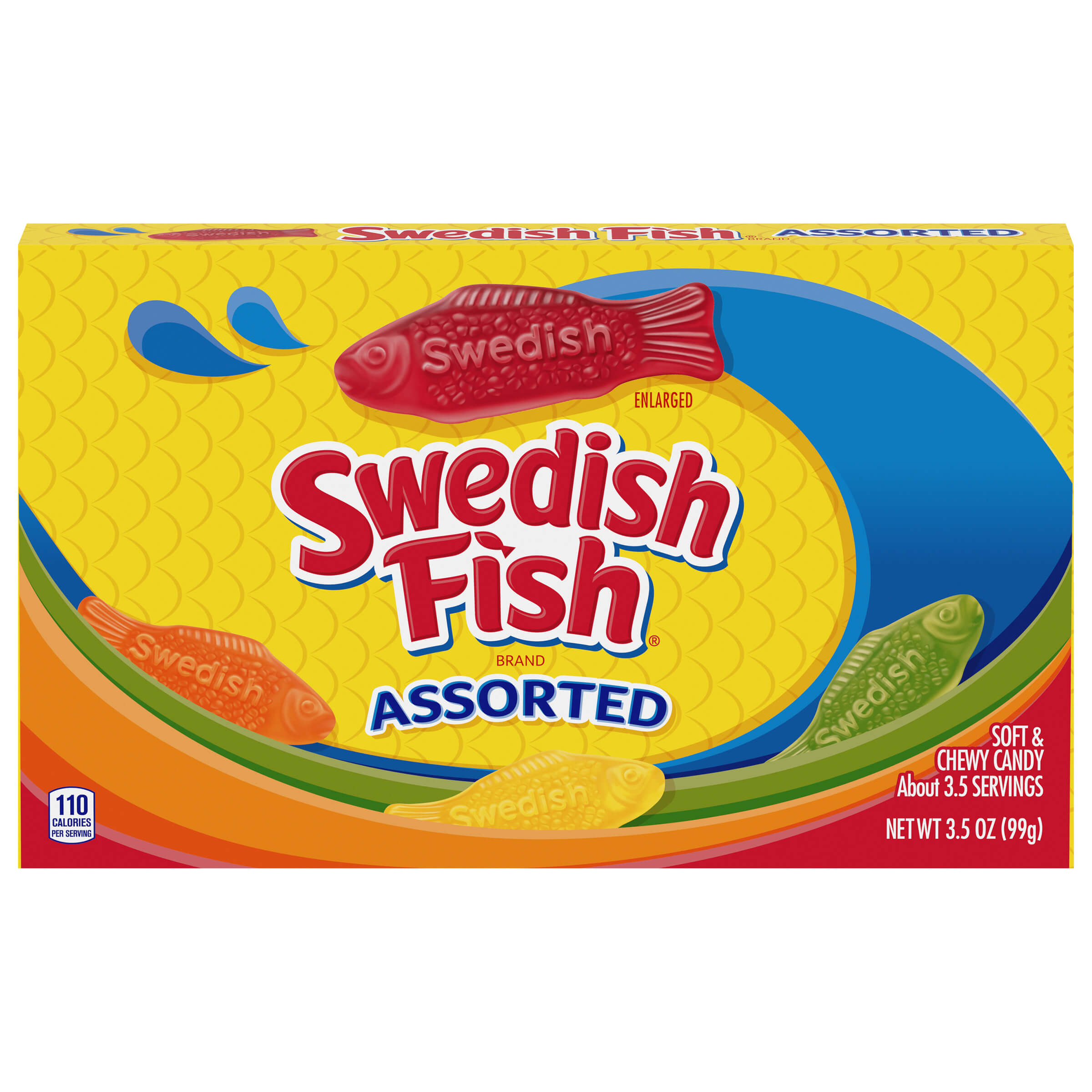 Swedish Fish Assorted Theater Box 3.5 oz – Pearls Candy & Nuts NH