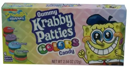 Krabby Patties Colors Theater Box – Pearls Candy & Nuts NH