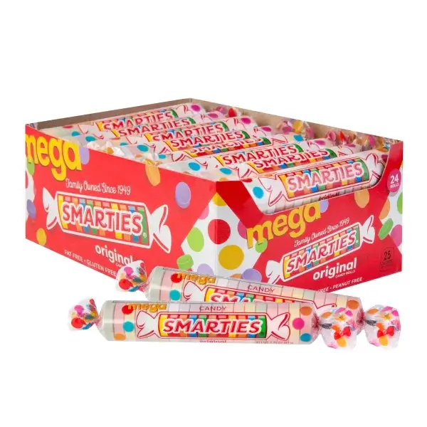 Smarties Mega Roll – Pearls Candy & Nuts